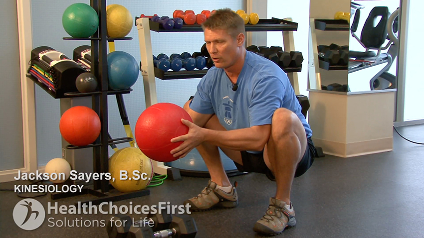 Squat-Assisted Back Exercise | Health Choices First